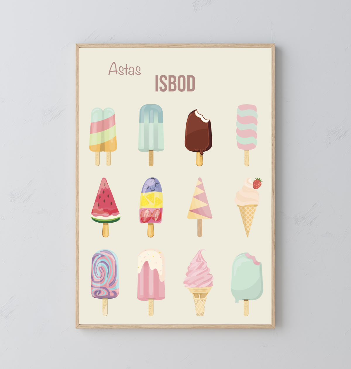 Isbod 1 - Det lille køkken - Kidsposterbystine