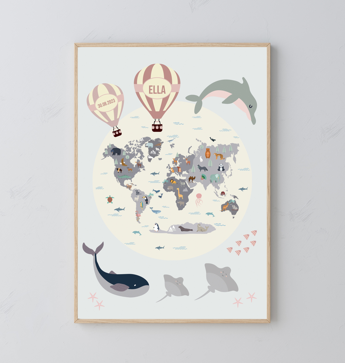 Verdens dyr 2 - Verdens dyr - Kidsposterbystine