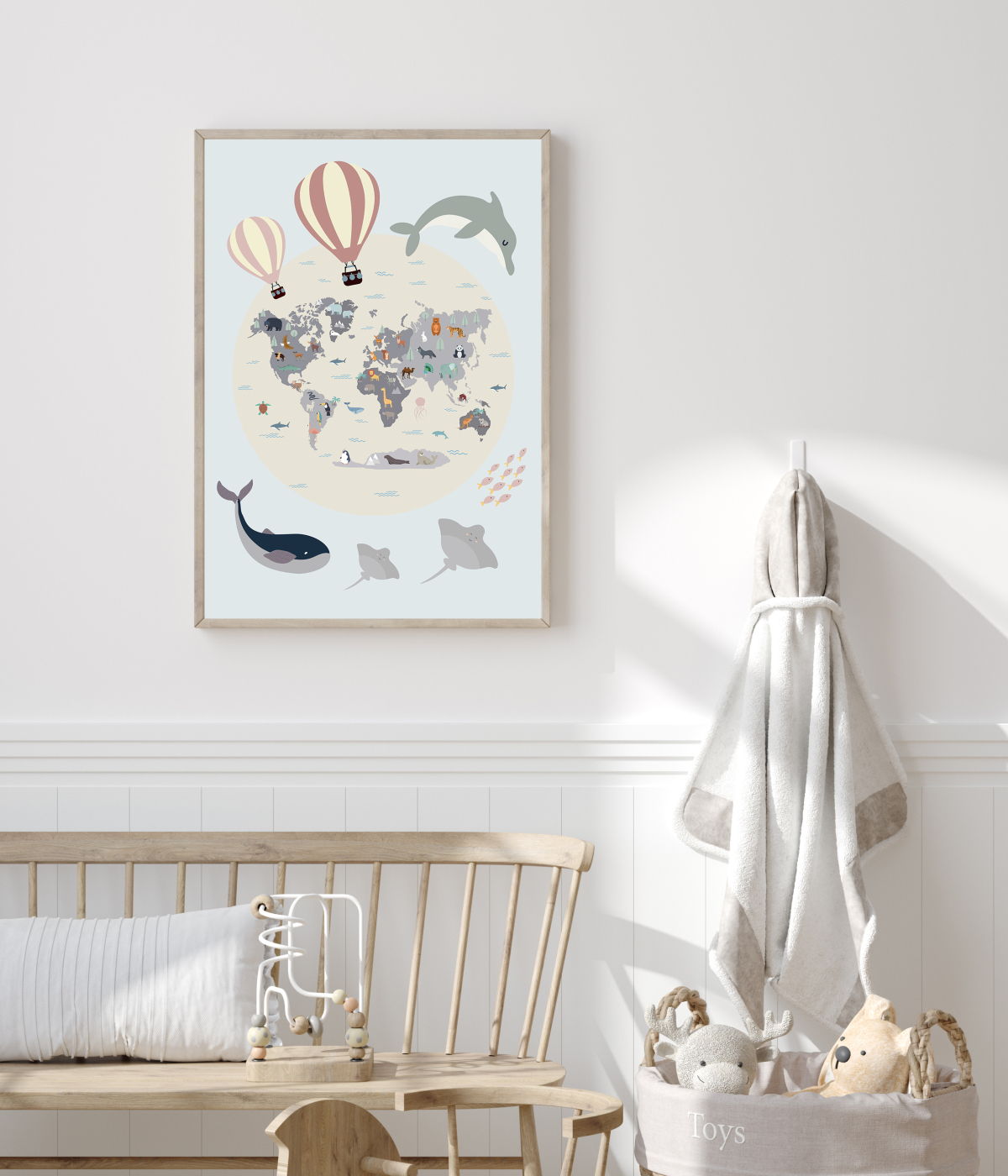 Verdens dyr 1 50*70 - Verdens dyr - Kidsposterbystine